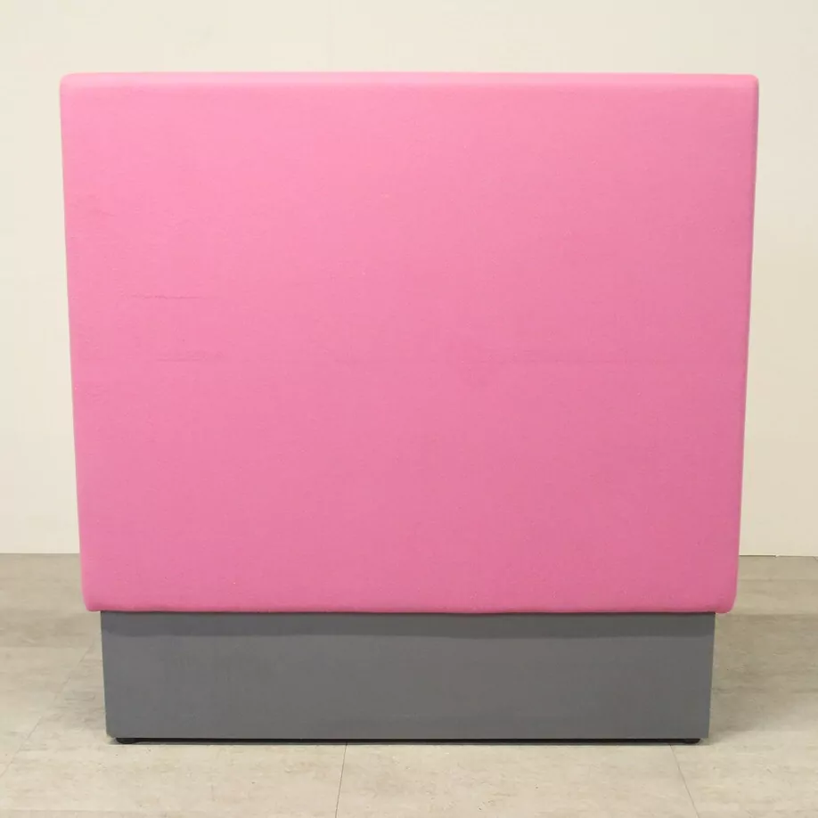 Pink Grey High Back Breakout Seating | Used Office Pods